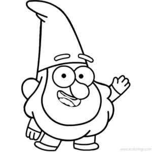 Gravity Falls Bill Cipher Coloring Pages - XColorings.com