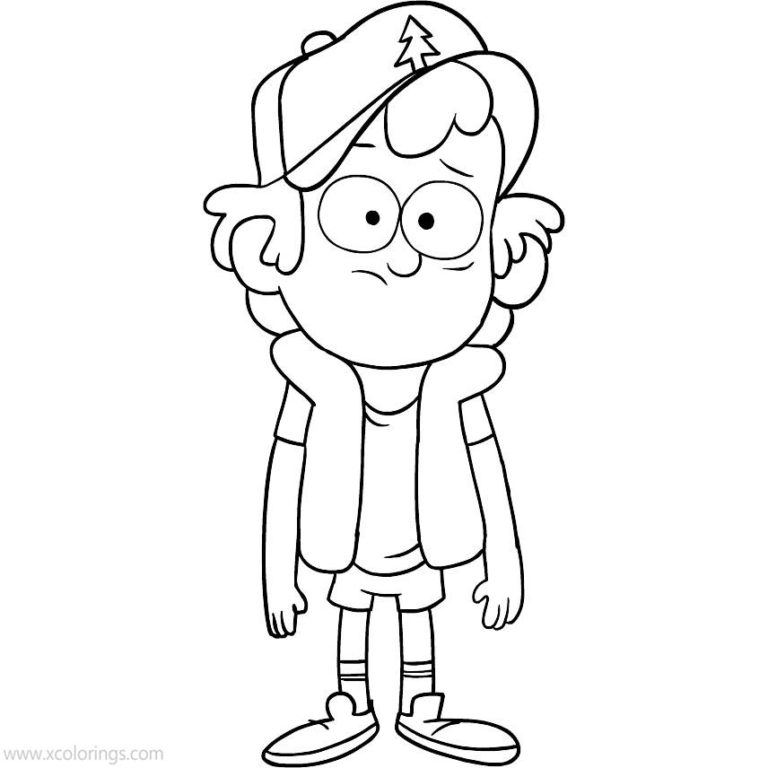 Gravity Falls Bill Cipher Coloring Pages - XColorings.com