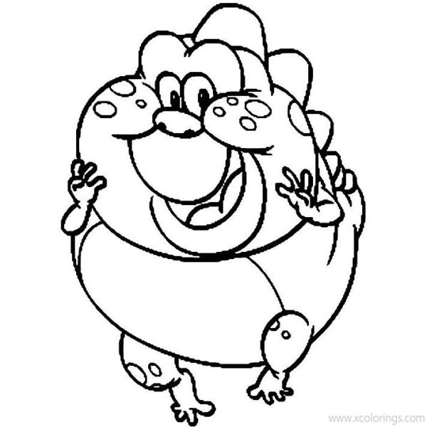 Candyland Coloring Pages Lolly with Lollipop - XColorings.com