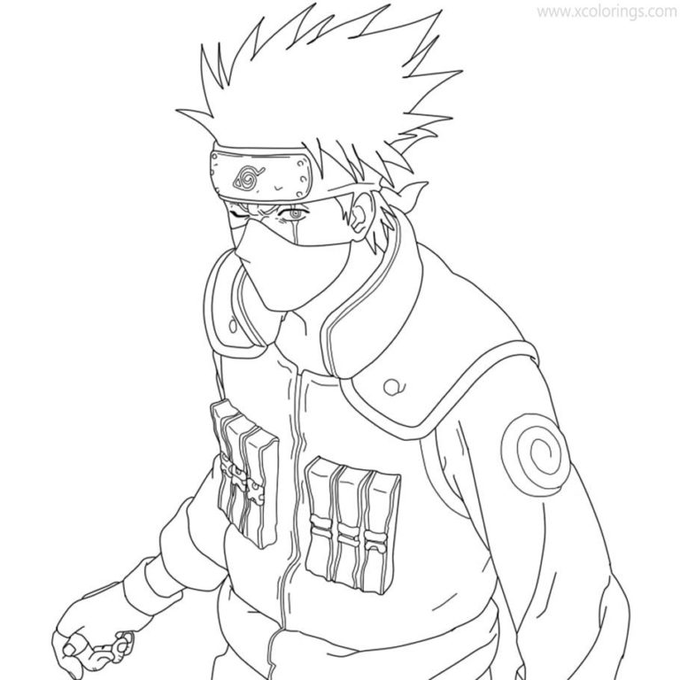 Hatake Kakashi Coloring Pages Printable