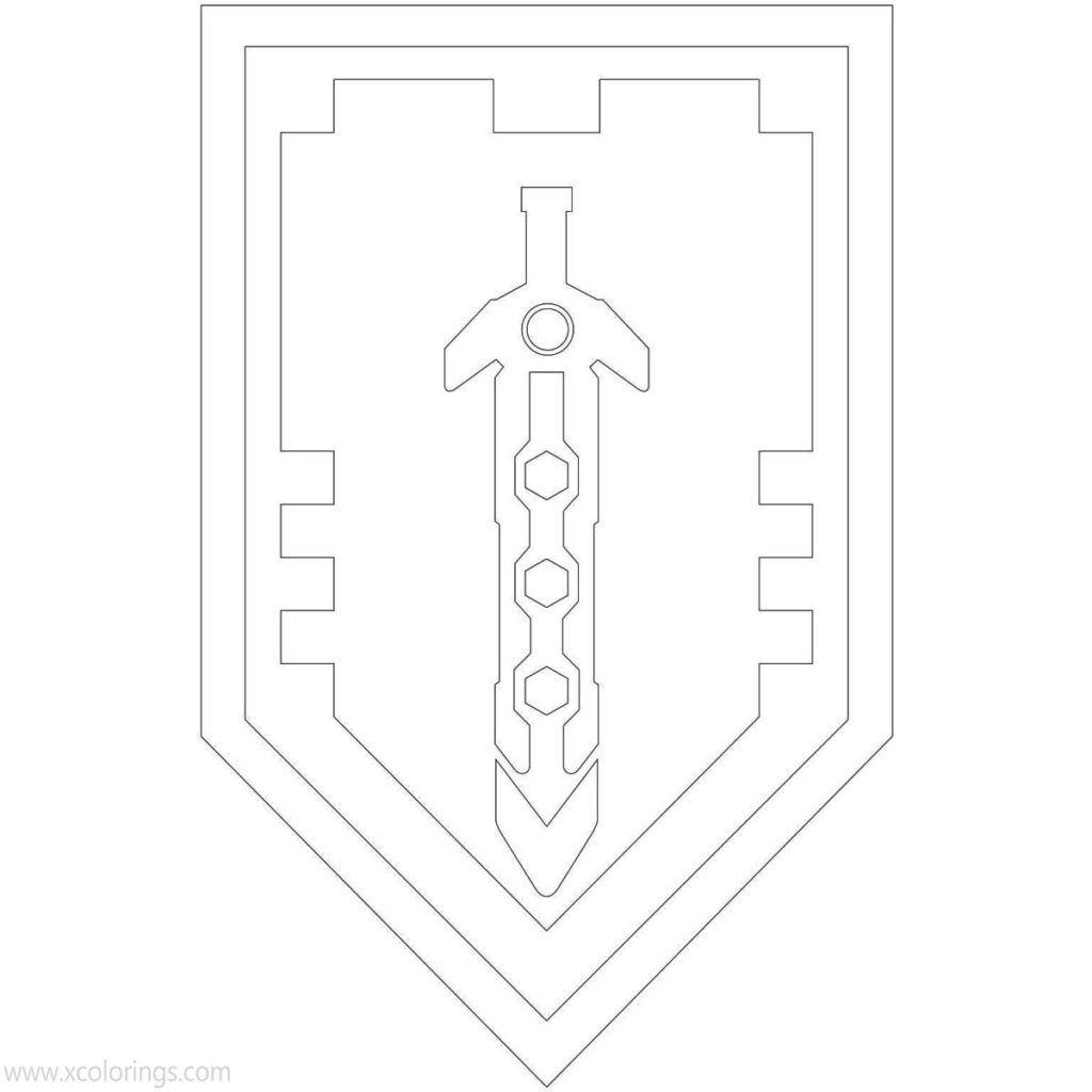 LEGO NEXO Knights Coloring Pages Axl Printable - XColorings.com