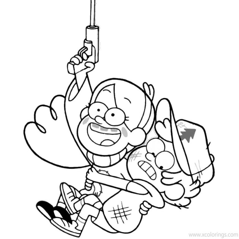 Gravity Falls Bill Cipher Coloring Pages - XColorings.com