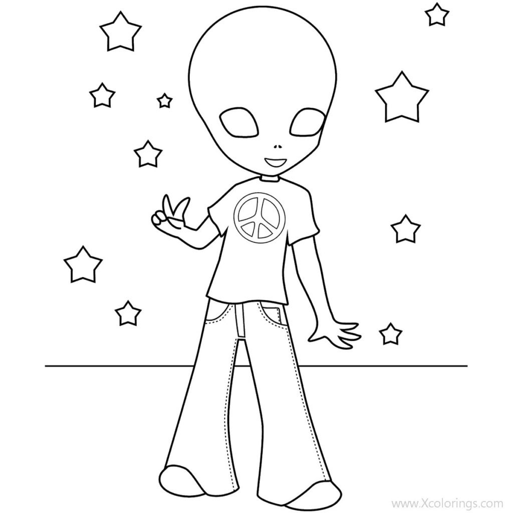 Aliens Love Under Pants Coloring Page Sketch Coloring Page