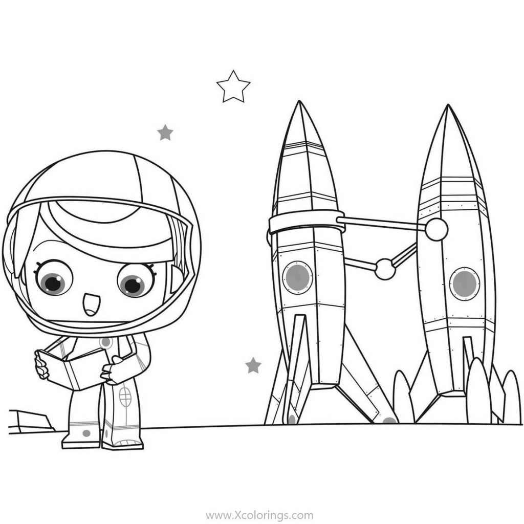 Astronaut Coloring Pages for free - XColorings.com