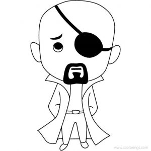 Printable Nick Fury Coloring Pages - XColorings.com