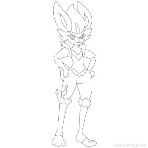 Eternatus Pokemon Coloring Pages Line Art - XColorings.com