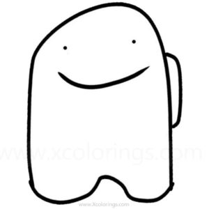 Dream SMP Coloring Pages Dream Team Characters - XColorings.com