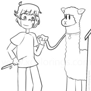 Dream SMP Coloring Pages Dream Team Characters - XColorings.com