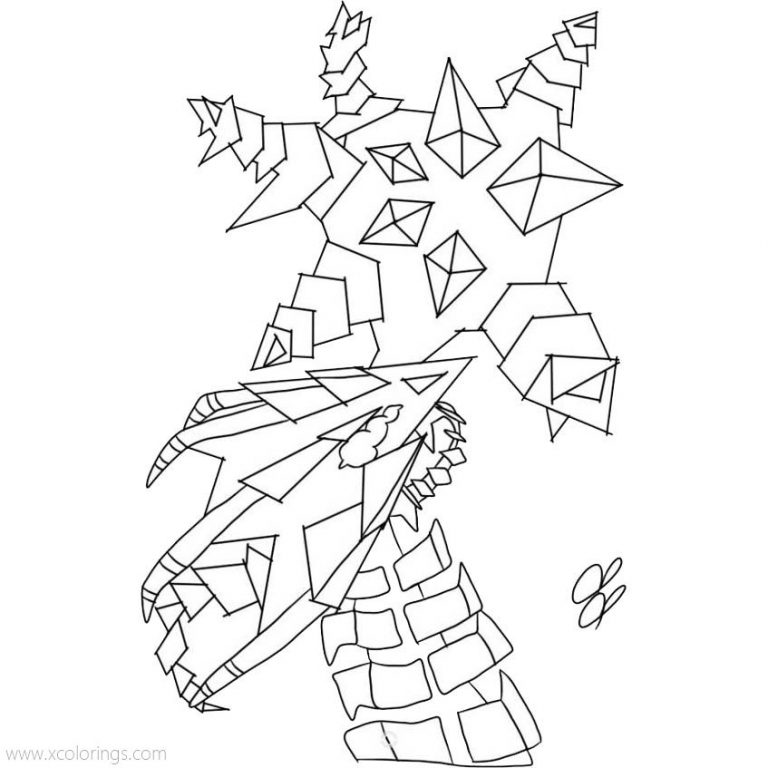 Cinderace Pokemon Coloring Pages by StackyTacky - XColorings.com