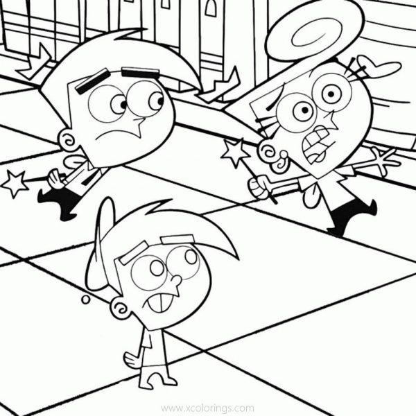 The Fairly OddParents Coloring Pages Cosmo - XColorings.com