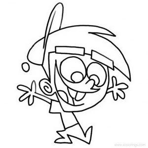 The Fairly OddParents Coloring Pages Timmy Turner - XColorings.com