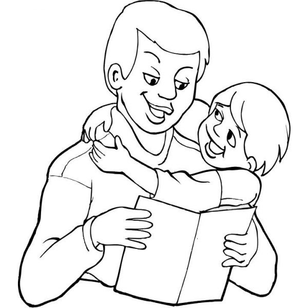 Best Dad Ever for Father's Day Coloring Pages - XColorings.com