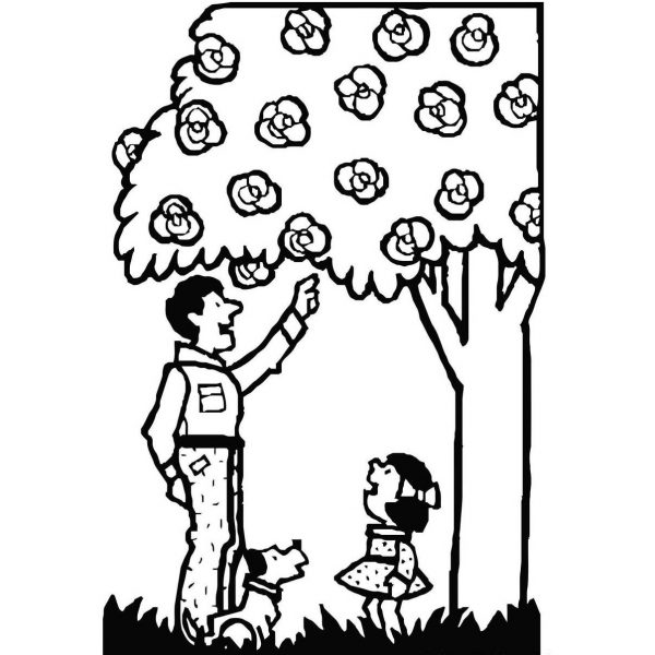 Tie with Happy Father's Day Coloring Pages - XColorings.com