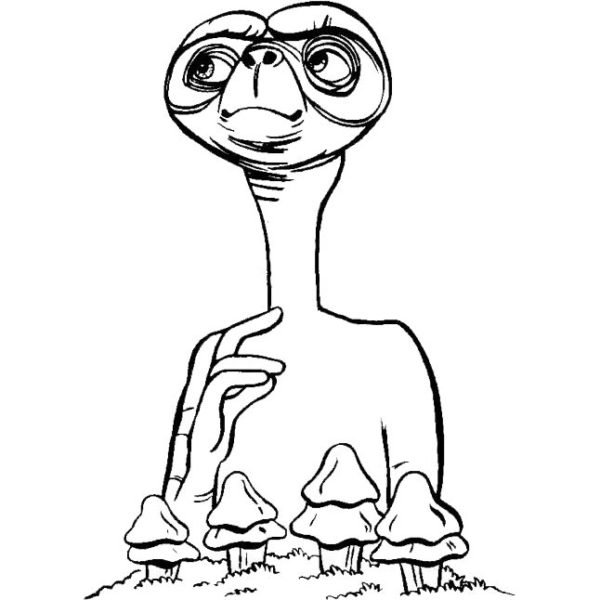 Alien Girl Coloring Pages - XColorings.com