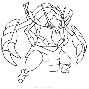 Incineroar Pokemon Coloring Pages - XColorings.com