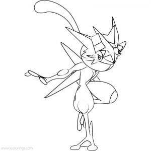 Cinderace Pokemon Coloring Pages by StackyTacky - XColorings.com