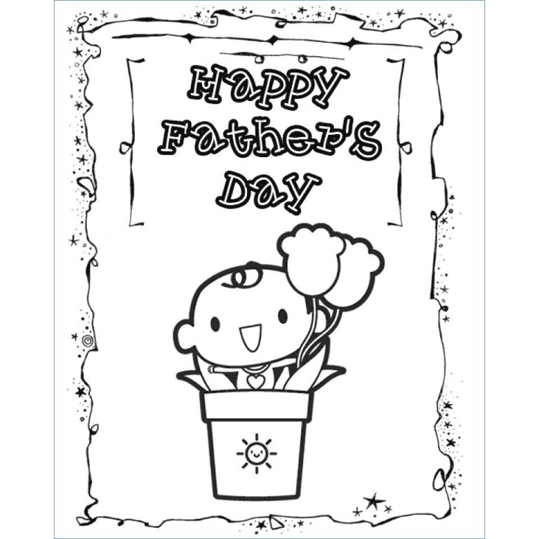 Happy Father's Day Coloring Pages Dad's Tools - XColorings.com