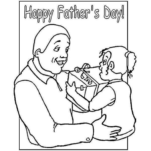 Happy Father's Day Number 1 Dad Coloring Pages - XColorings.com