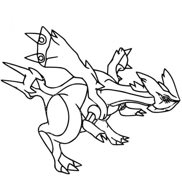 Eternatus Pokemon Coloring Pages Line Art - XColorings.com