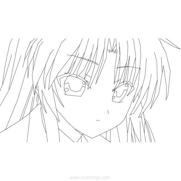 Angel Beats Kanade Coloring Pages - XColorings.com