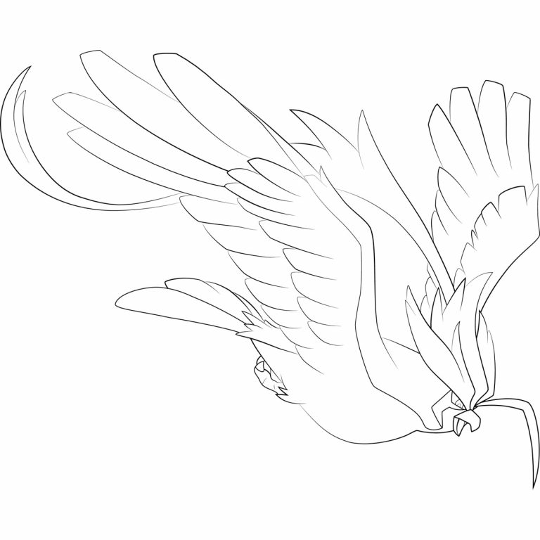 Rayquaza Pokemon Coloring Pages Outline - XColorings.com