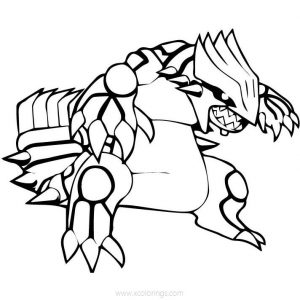 Mega Garchomp Pokemon Coloring Pages - XColorings.com