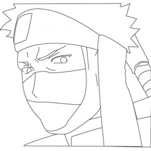 Naruto Zabuza Momochi Coloring Pages Lineart by nerdr0u - XColorings.com