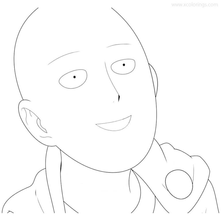 One Punch Man Coloring Pages - XColorings.com