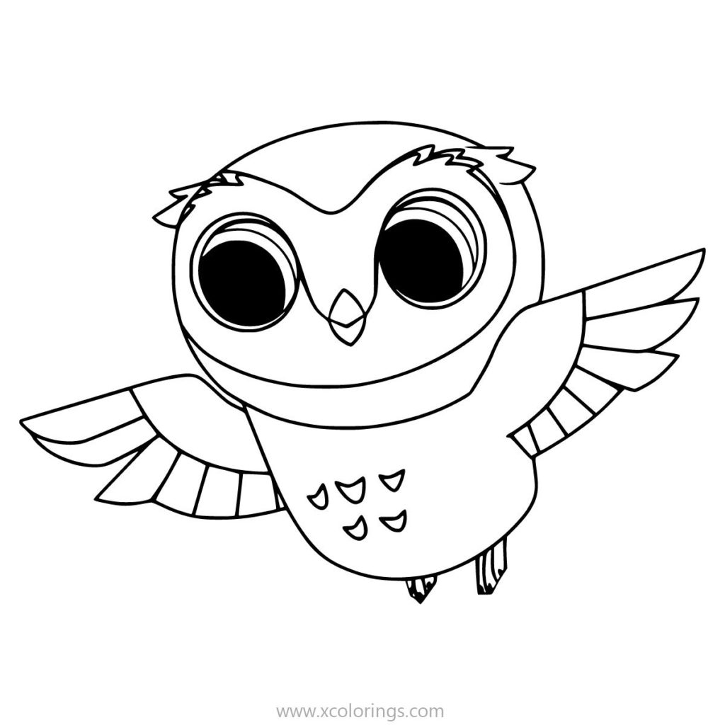 Puffin Rock Coloring Pages Oona Printable - XColorings.com