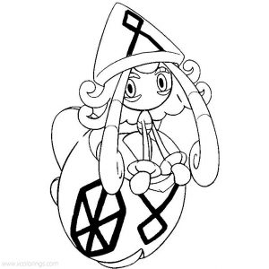 Tapu Bulu Pokemon Coloring Pages - XColorings.com