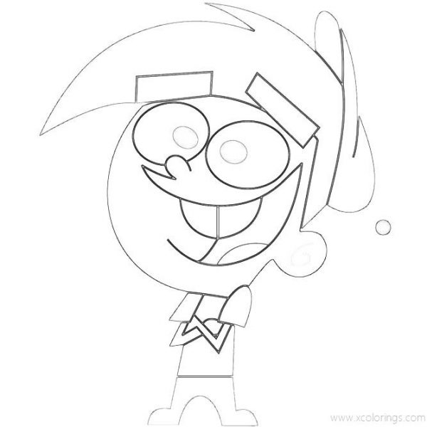 The Fairly OddParents Coloring Pages Mark Chang - XColorings.com