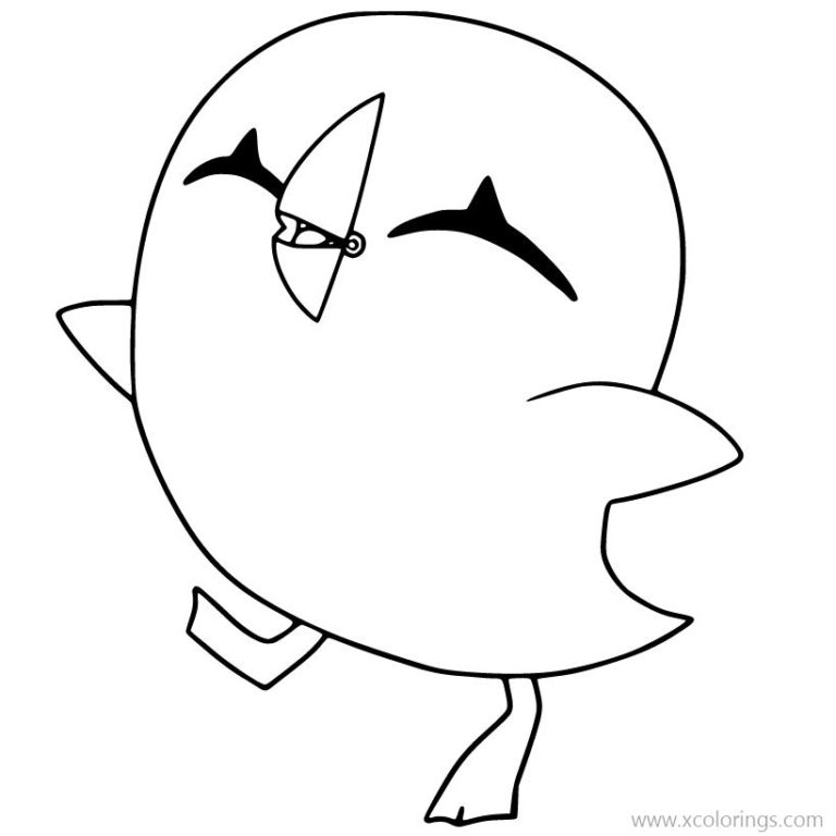 Puffin Rock Flynne Coloring Pages - XColorings.com