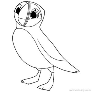 Puffin Rock Flynne Coloring Pages - XColorings.com