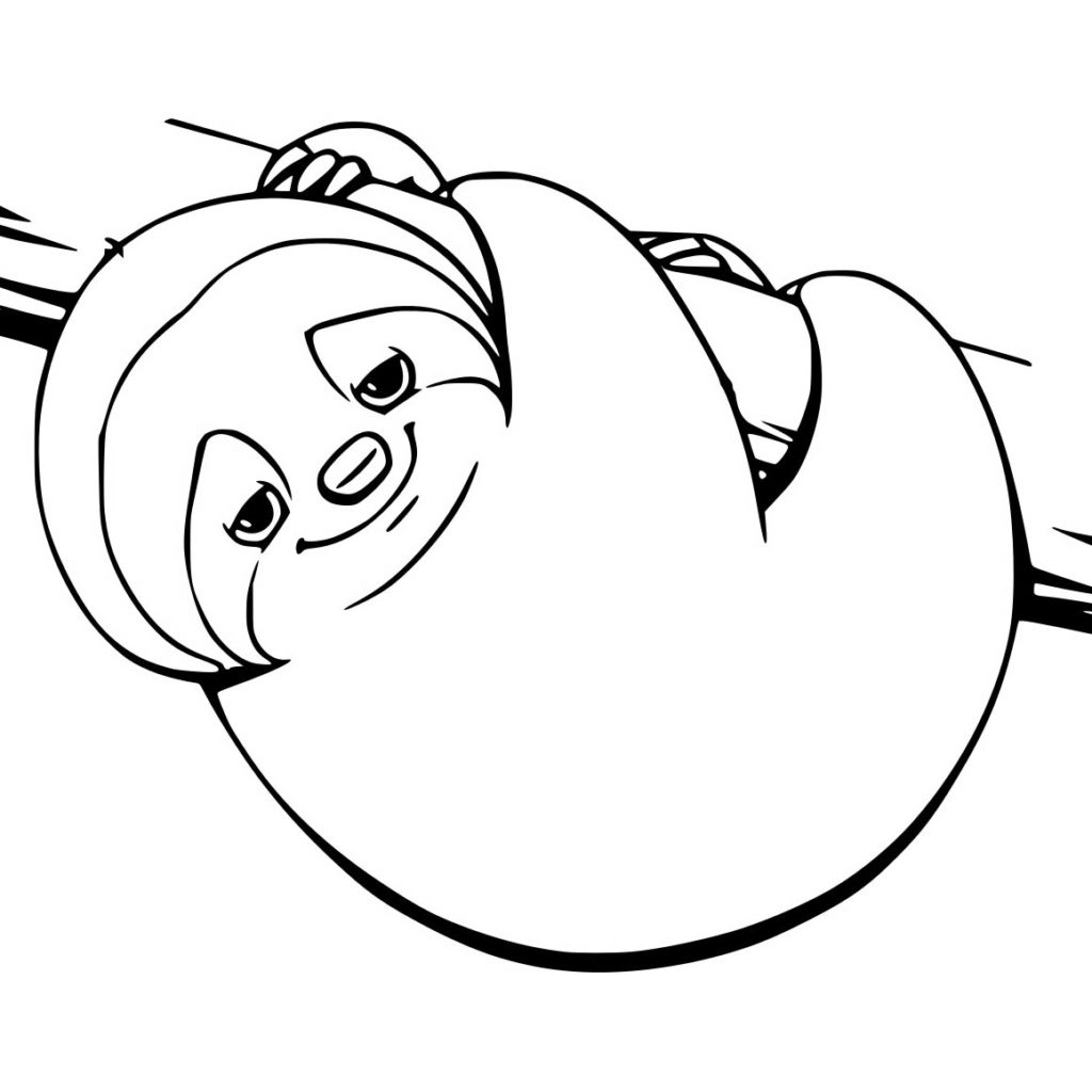 Sloth Sid Coloring Pages with Manny - XColorings.com