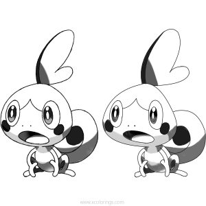 Raboot Pokemon Coloring Pages by EricSonic18 - XColorings.com