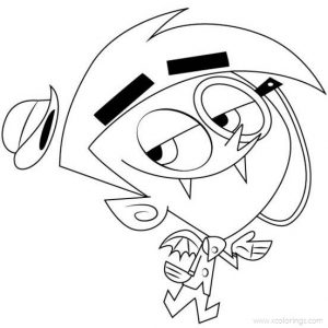 Cosmo from Fairly Odd Parents Coloring Pages - XColorings.com