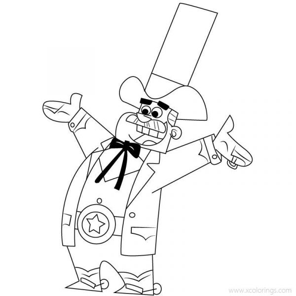 The Fairly OddParents Coloring Pages Poof - XColorings.com