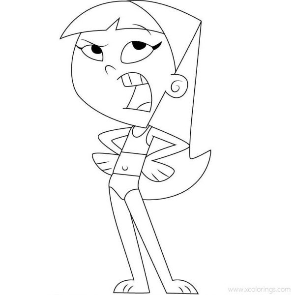The Fairly OddParents Coloring Pages Timmy Turner - XColorings.com