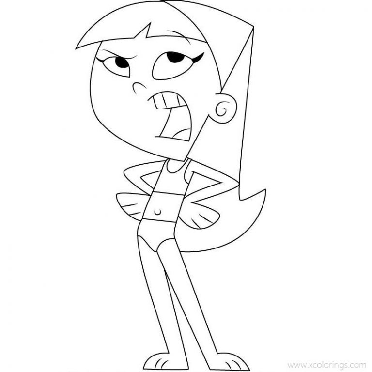 The Fairly OddParents Coloring Pages Chester McBadbat - XColorings.com The Fairly OddParents Coloring Pages Chester McBadbat - XColorings.com