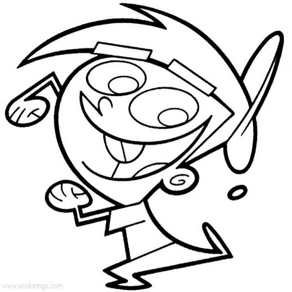 The Fairly OddParents Coloring Pages Timmy Turner - XColorings.com