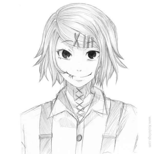 Anime Tokyo Ghoul Coloring Pages - XColorings.com