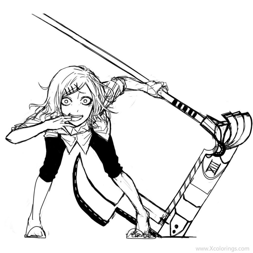 Tokyo Ghoul Coloring Pages Juuzou Suzuya - XColorings.com