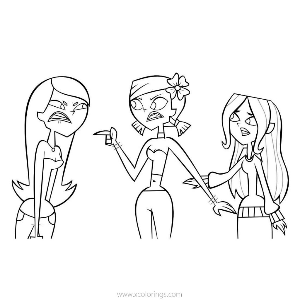 Total Drama Coloring Pages Svetlana - XColorings.com
