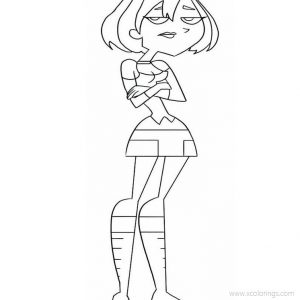 Total Drama Gwen and Cody Coloring Pages - XColorings.com