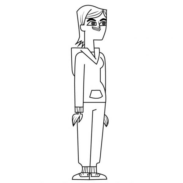 Total Drama Coloring Pages Gwen and Cody - XColorings.com