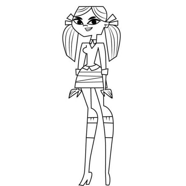 Izzy from Total Drama Coloring Pages - XColorings.com