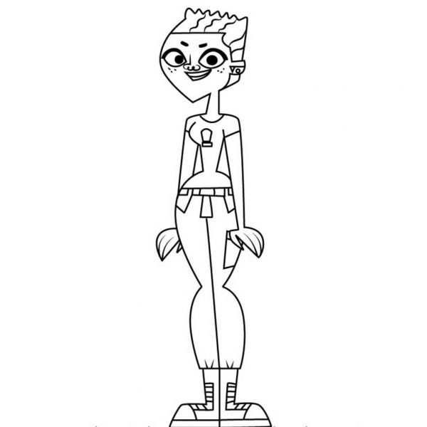 Total Drama Characters Coloring Pages - XColorings.com