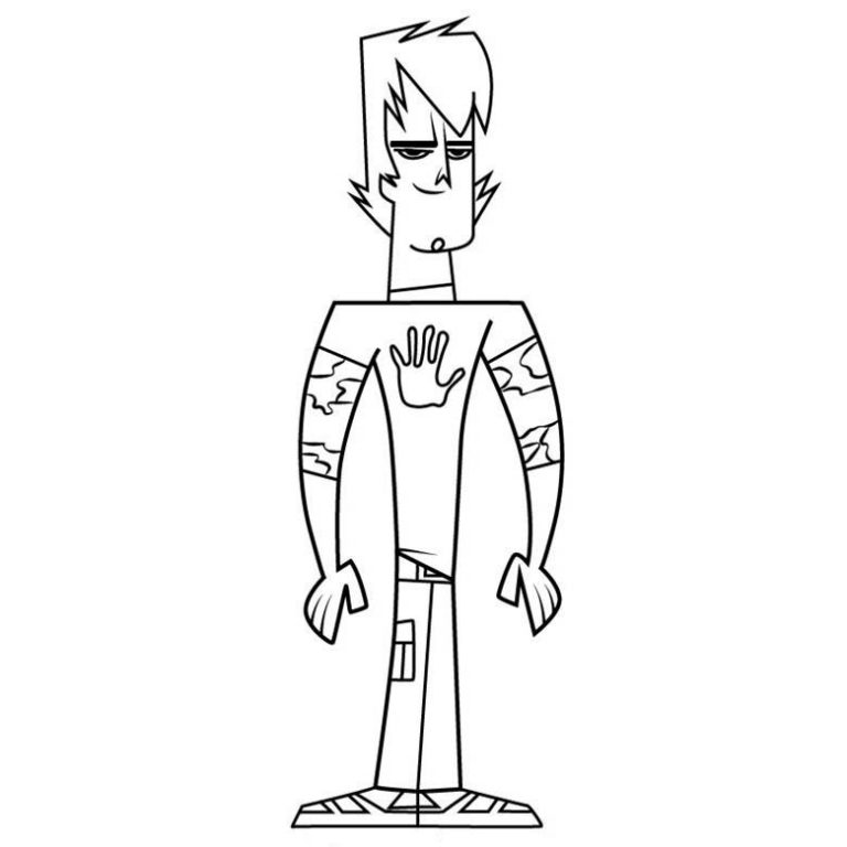 Printable Total Drama Coloring Pages - XColorings.com