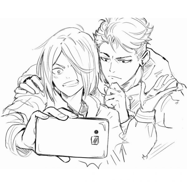 Yuri On Ice Coloring Pages Sketch Coloring Page