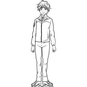 Yuri on Ice Coloring Pages Chibi Characters - XColorings.com